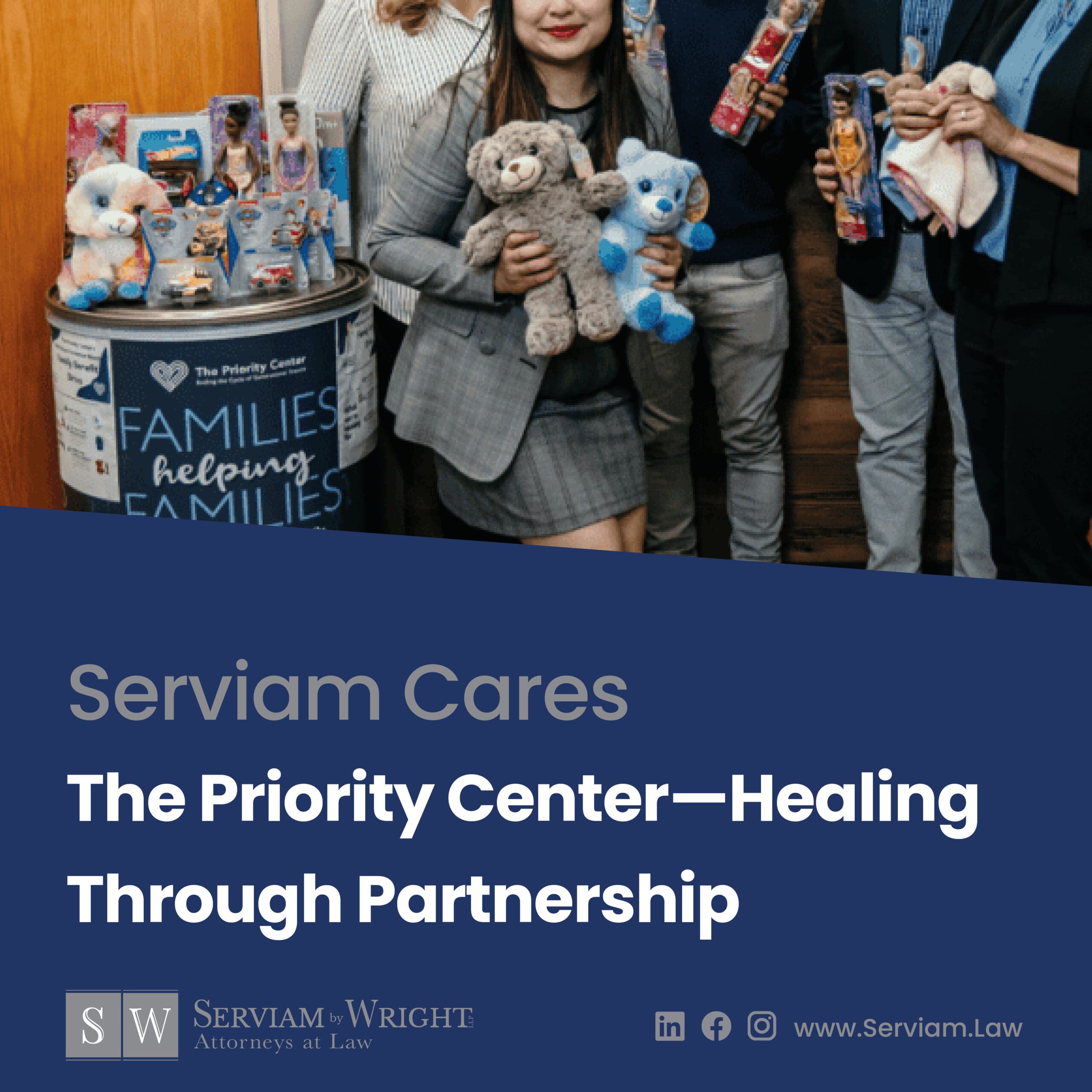 Serviam by Wright LLP and The Priority Center Unite to Break the Cycle ...