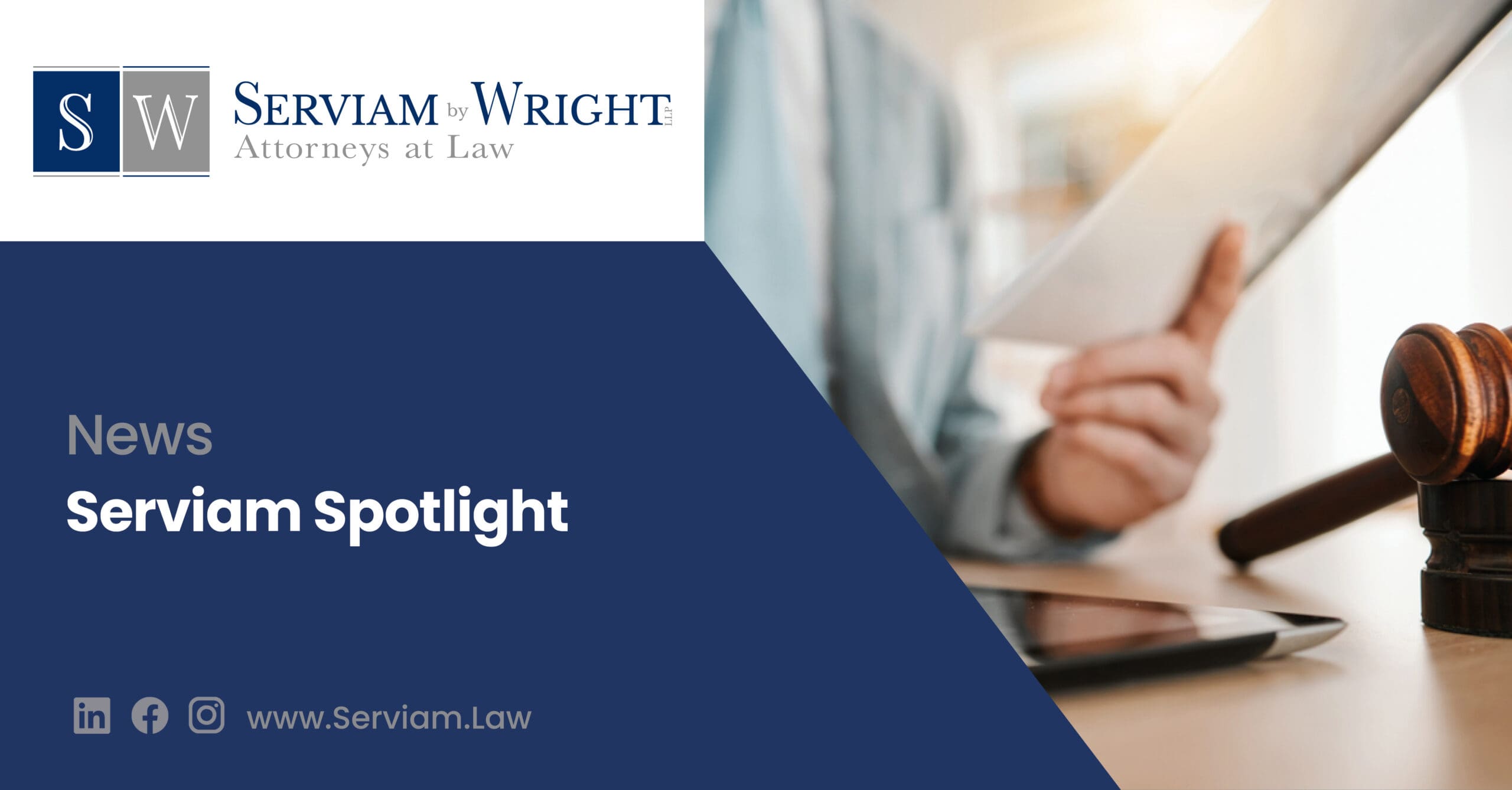 News | Serviam Law