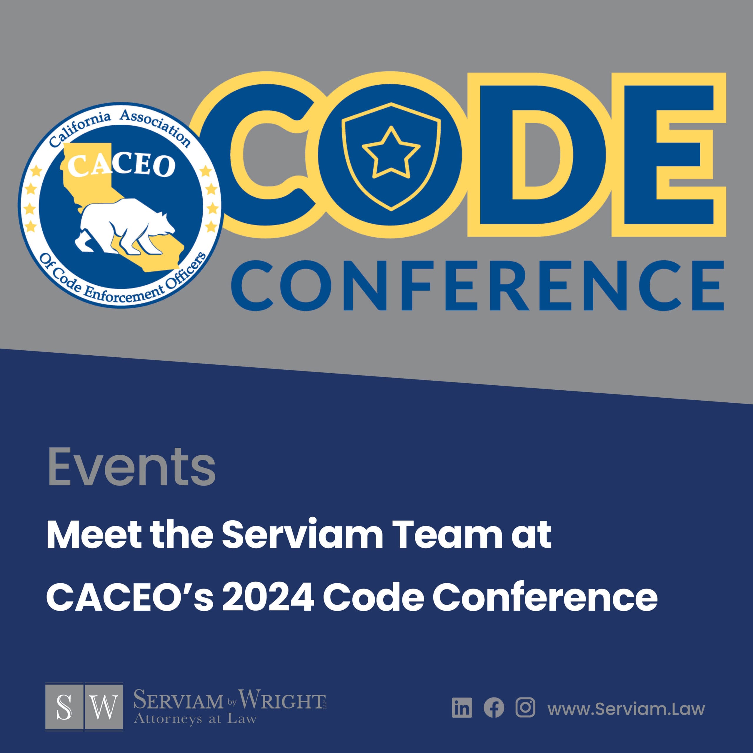 Meet Serviam Team at CACEO's 2024 Code Conference I Serviam Law